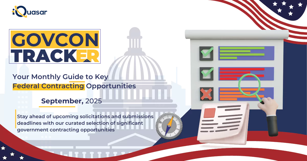 GovCon Tracker - September - iQuasar LLC